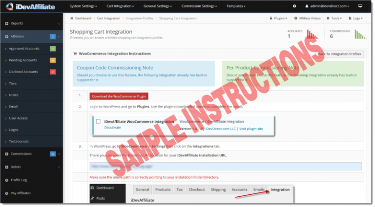 Shopping Cart Integration Instructions - iDevAffiliate Knowledge Base ... Shopping Cart Integration Instructions - iDevAffiliate Knowledge Base ...
